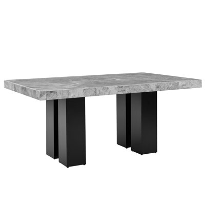 Wade Logan® Anxhela Marble Dining Table | Wayfair